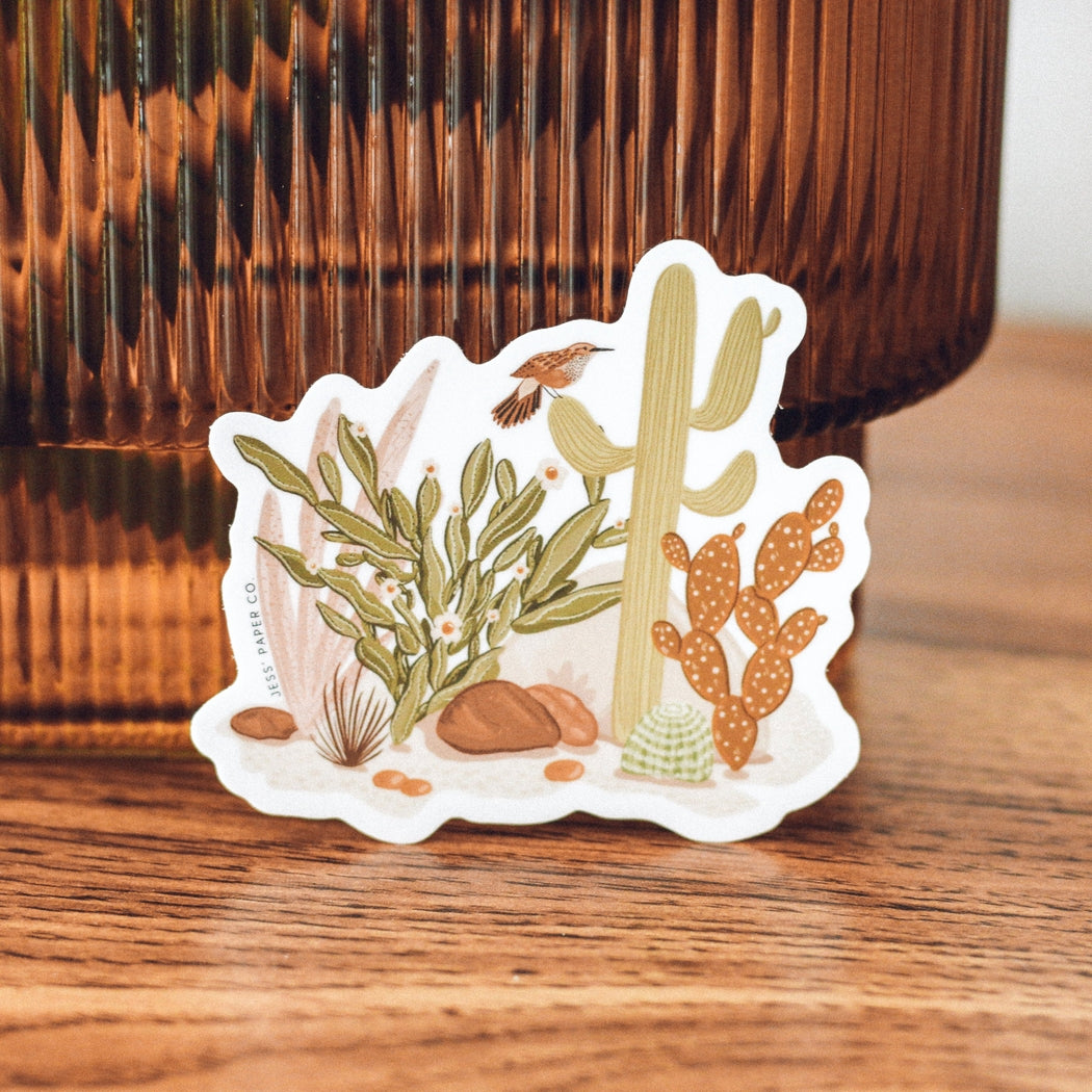 JESS' PAPER CO STICKER PRICKLY PARADISE – The Sunday Shop Calgary